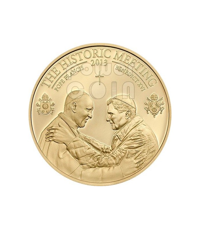 HISTORIC MEETING Pope Francis Benedict XVI Bergoglio Ratzinger Moneda 1 ... HISTORIC MEETING Pope Francis Benedict XVI Bergoglio Ratzinger Moneda 1 ...